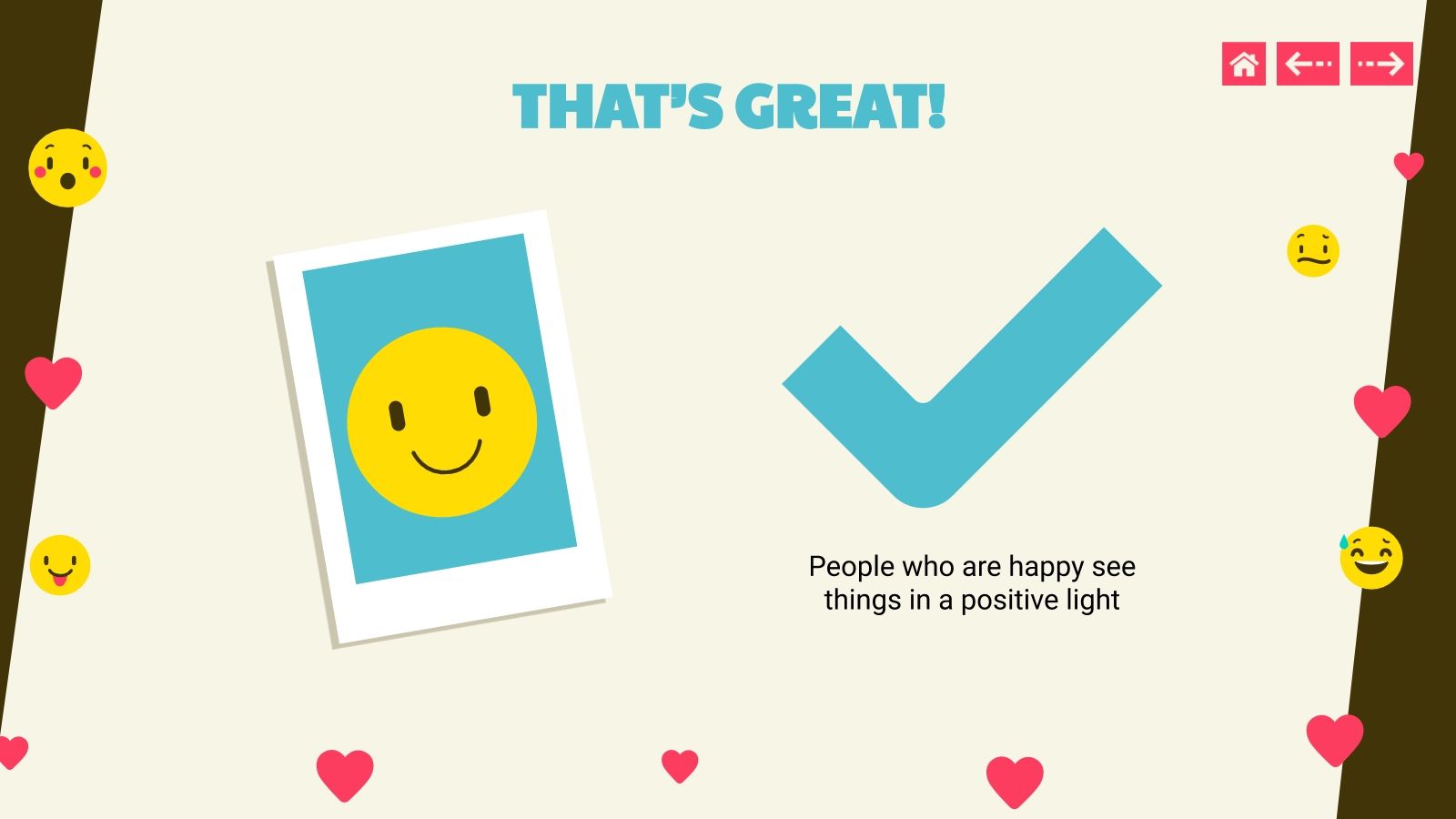 Emotion Flashcard for Elementary Google Slides & PPT template