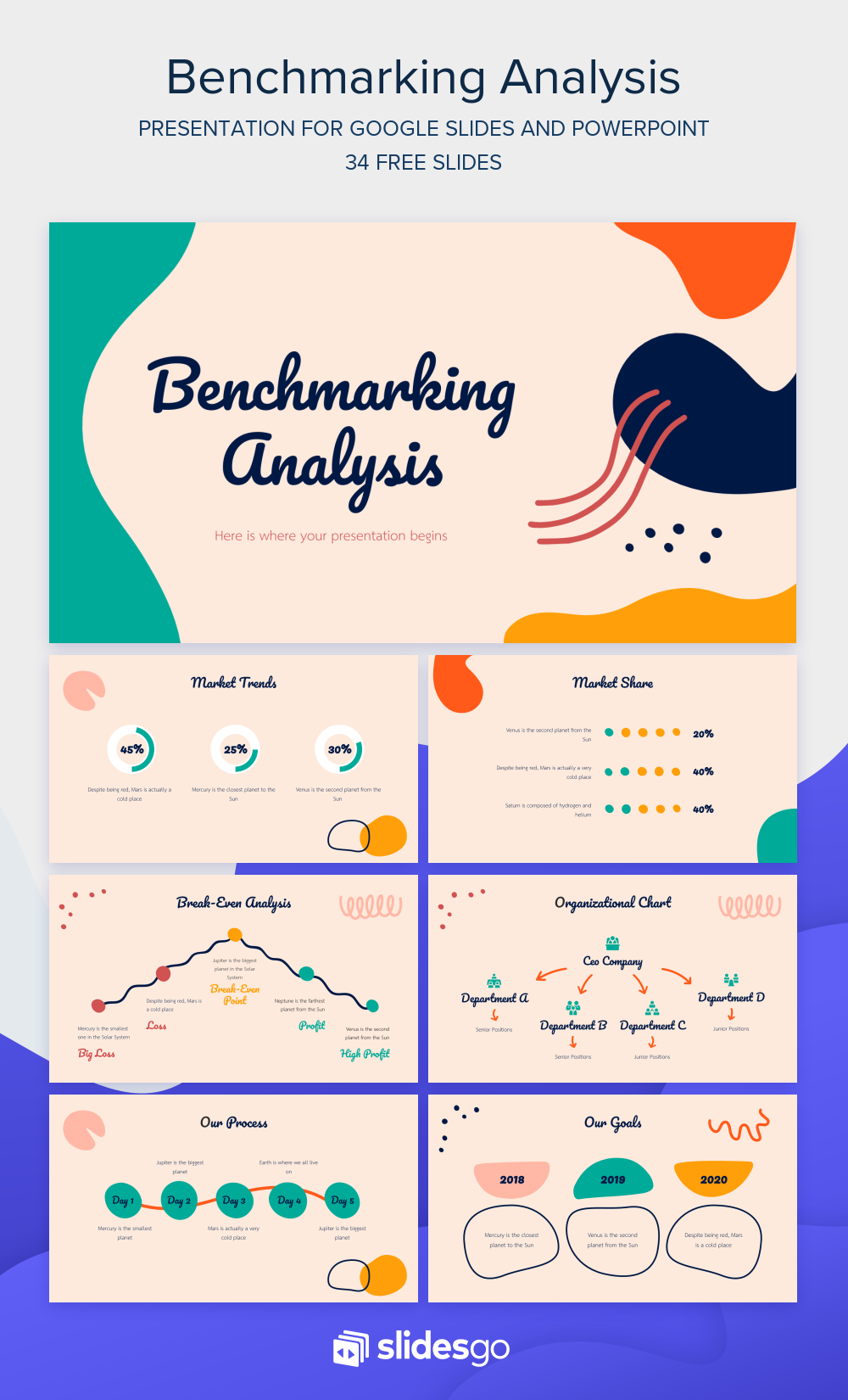 Benchmarking Analysis Google Slides & PowerPoint template