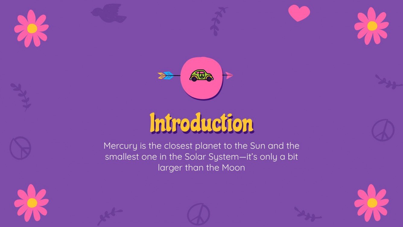 Centro escolar estilo hippie | Google Slides y PowerPoint