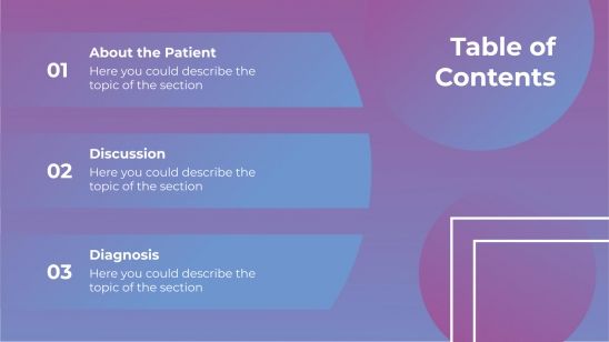 Infections Abstract Clinical Case Google Slides and PPT template