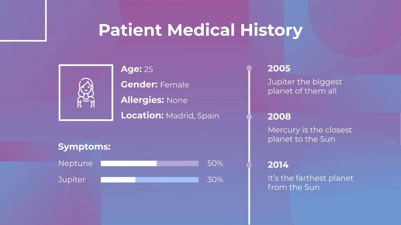 Infections Abstract Clinical Case Google Slides and PPT template