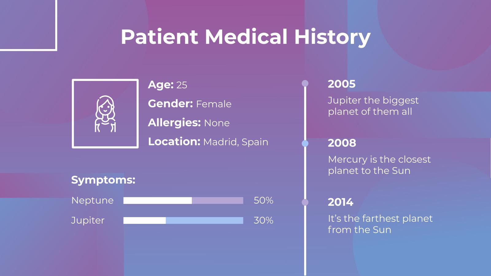 Infections Abstract Clinical Case Google Slides and PPT template