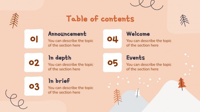 Merry Christmas Newsletter | Google Slides & PowerPoint