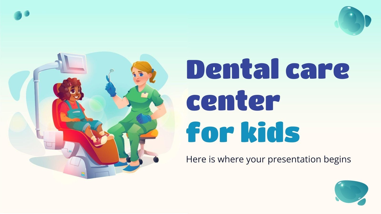 Dental Care Center for Kids | Google Slides & PowerPoint