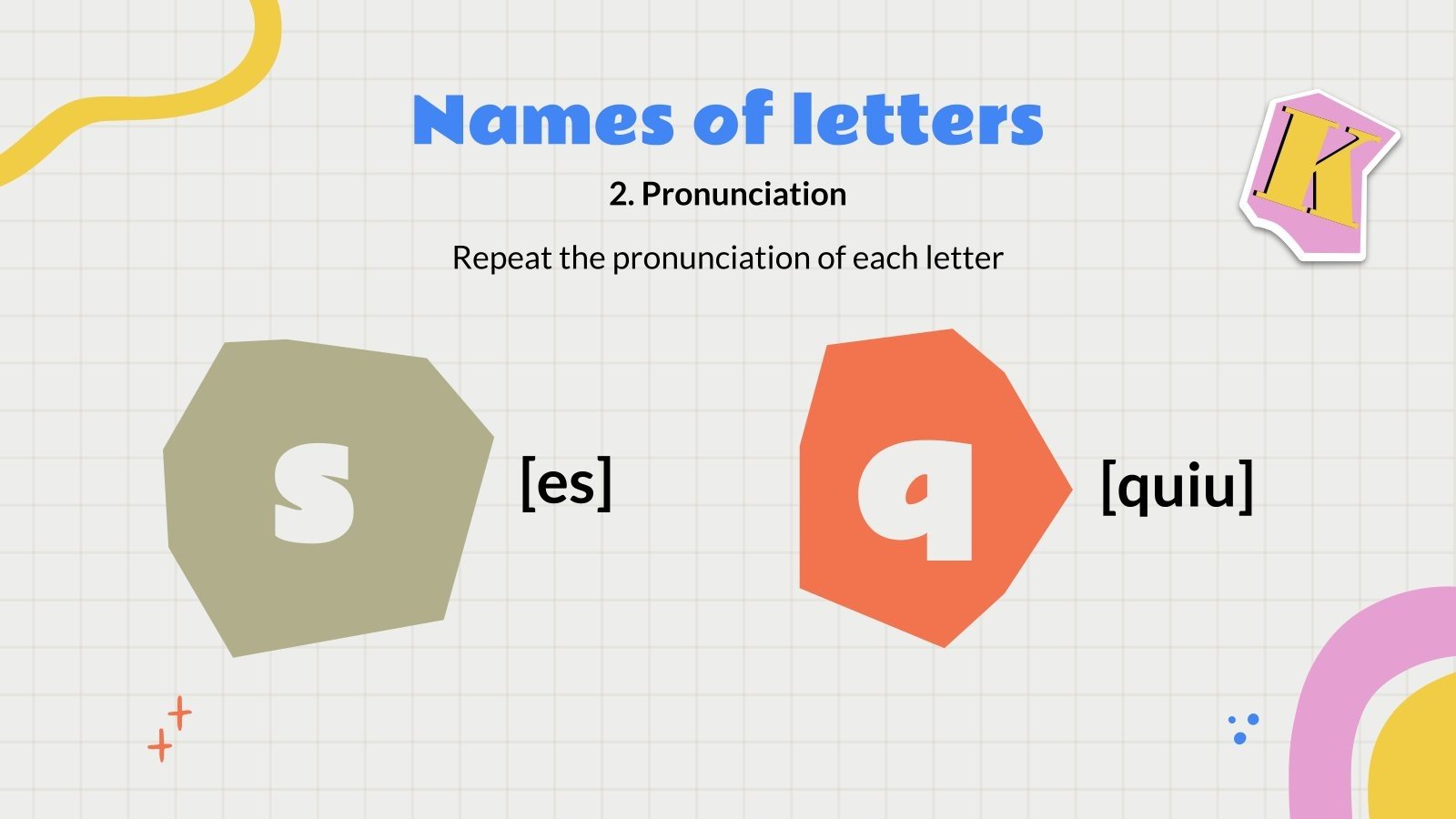 Aprender el abecedario | Google Slides y PowerPoint