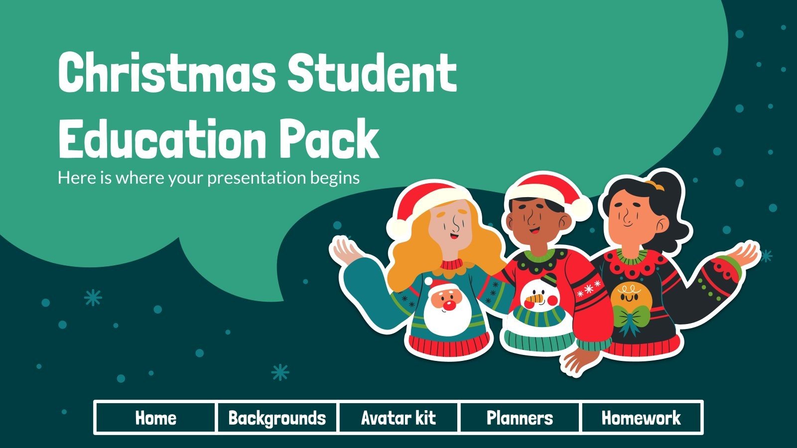 Christmas Student Education Pack | Google Slides & PPT