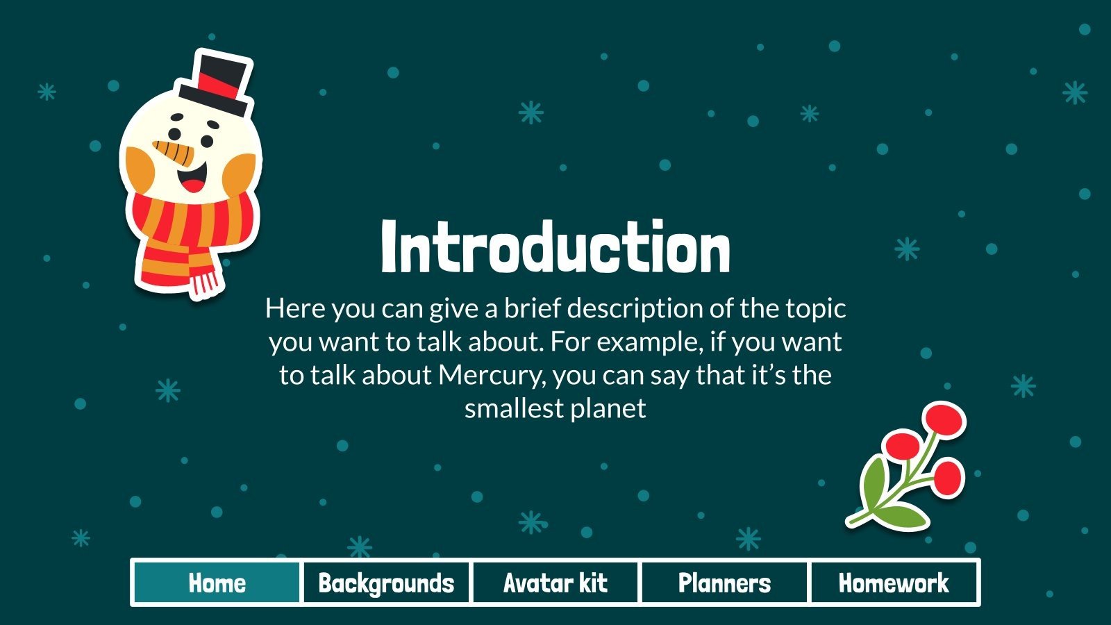 Christmas Student Education Pack | Google Slides & PPT