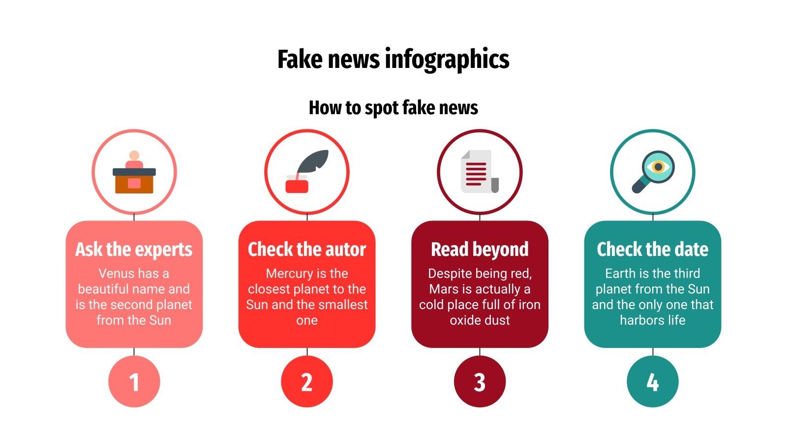 Fake News Infographics | Google Slides & PowerPoint
