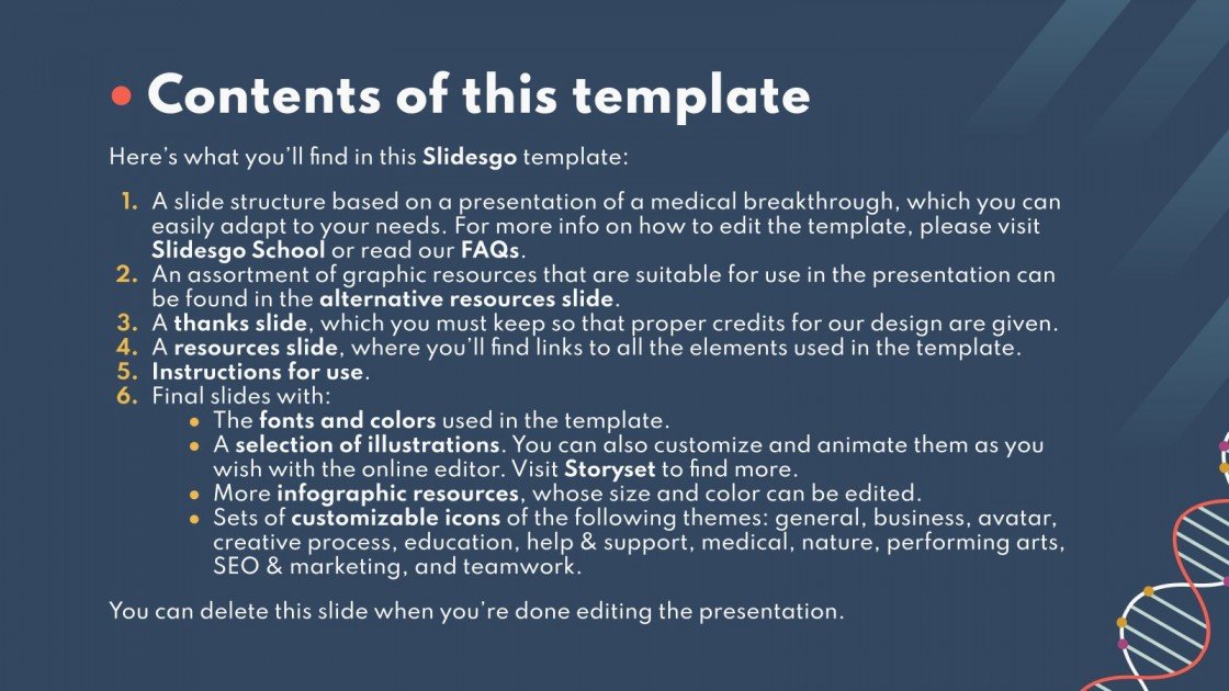 DNA: The Human Body Recipe | Google Slides & PPT template