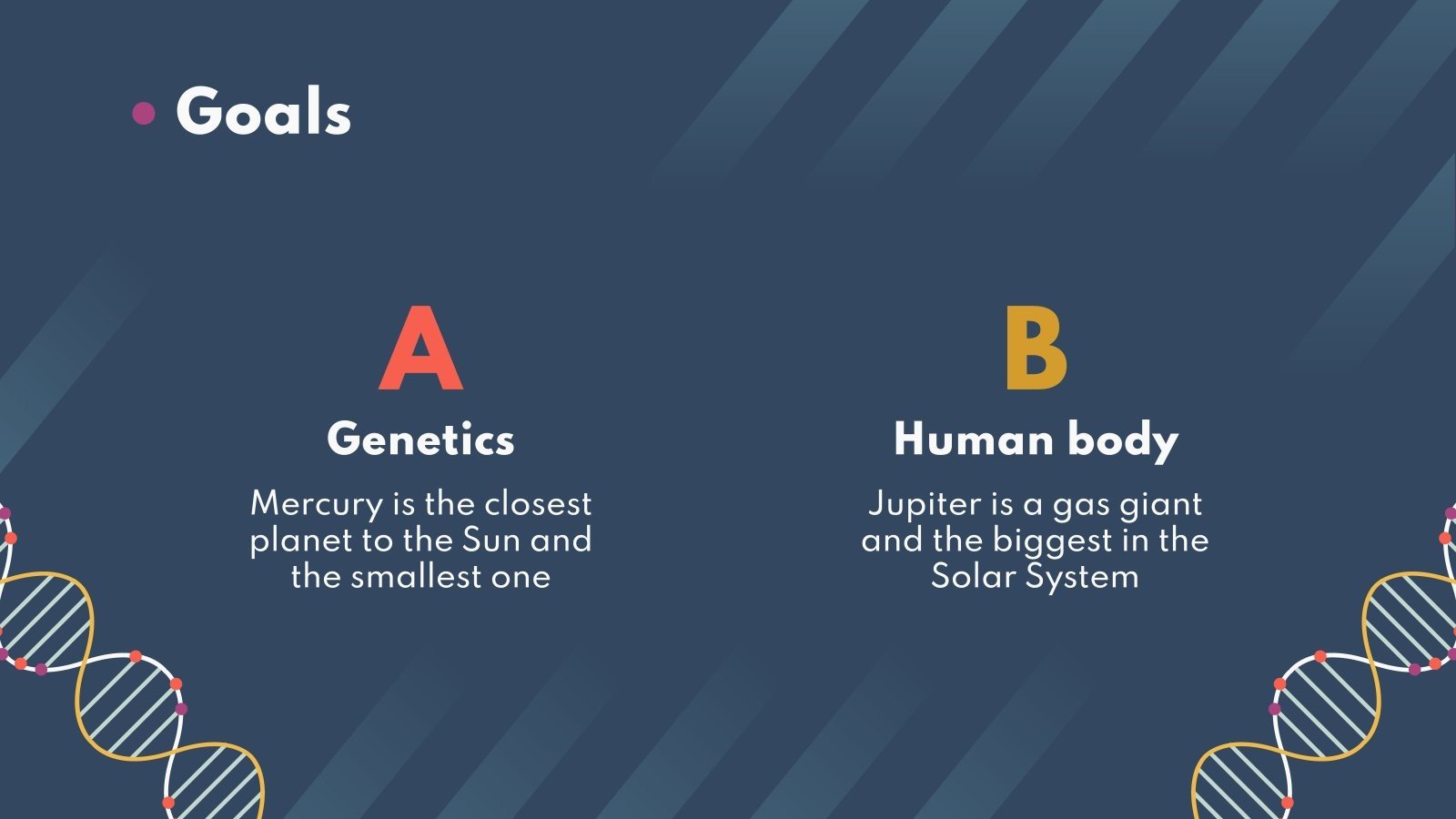 DNA: The Human Body Recipe | Google Slides & PPT template