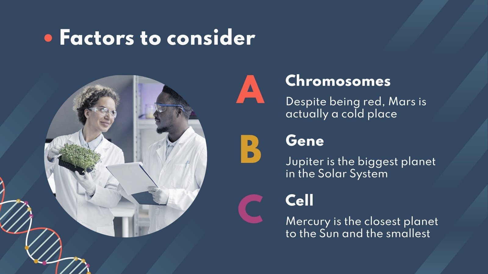 DNA: The Human Body Recipe | Google Slides & PPT template