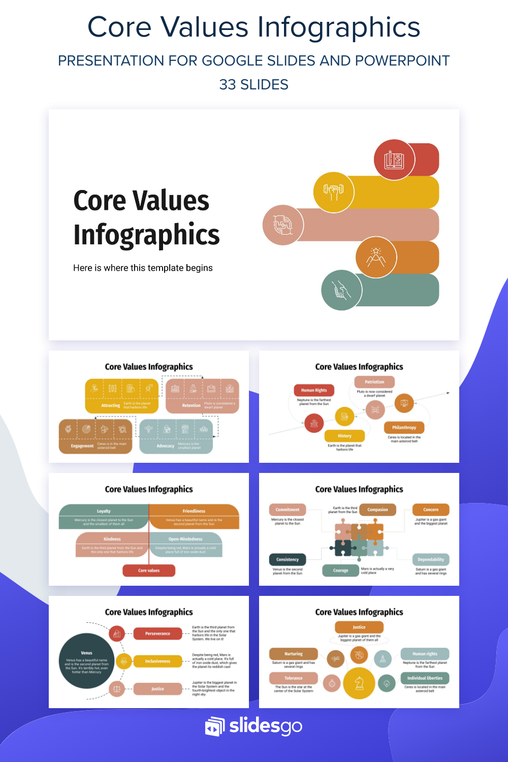 Core Values Infographics | Google Slides & PowerPoint