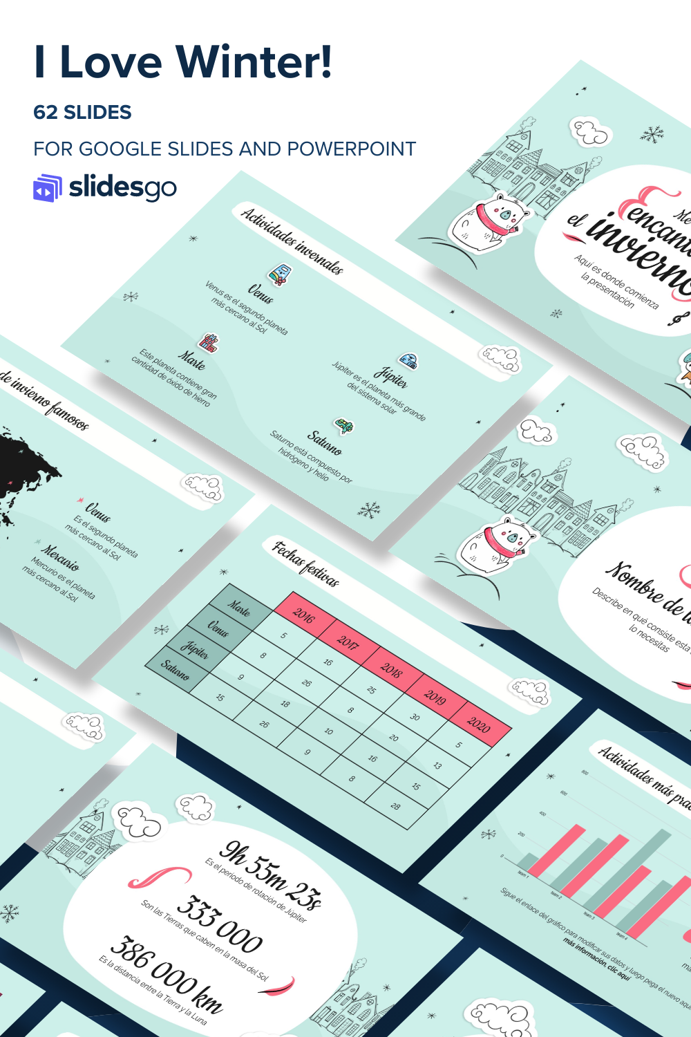 I Love Winter! | Google Slides & PowerPoint