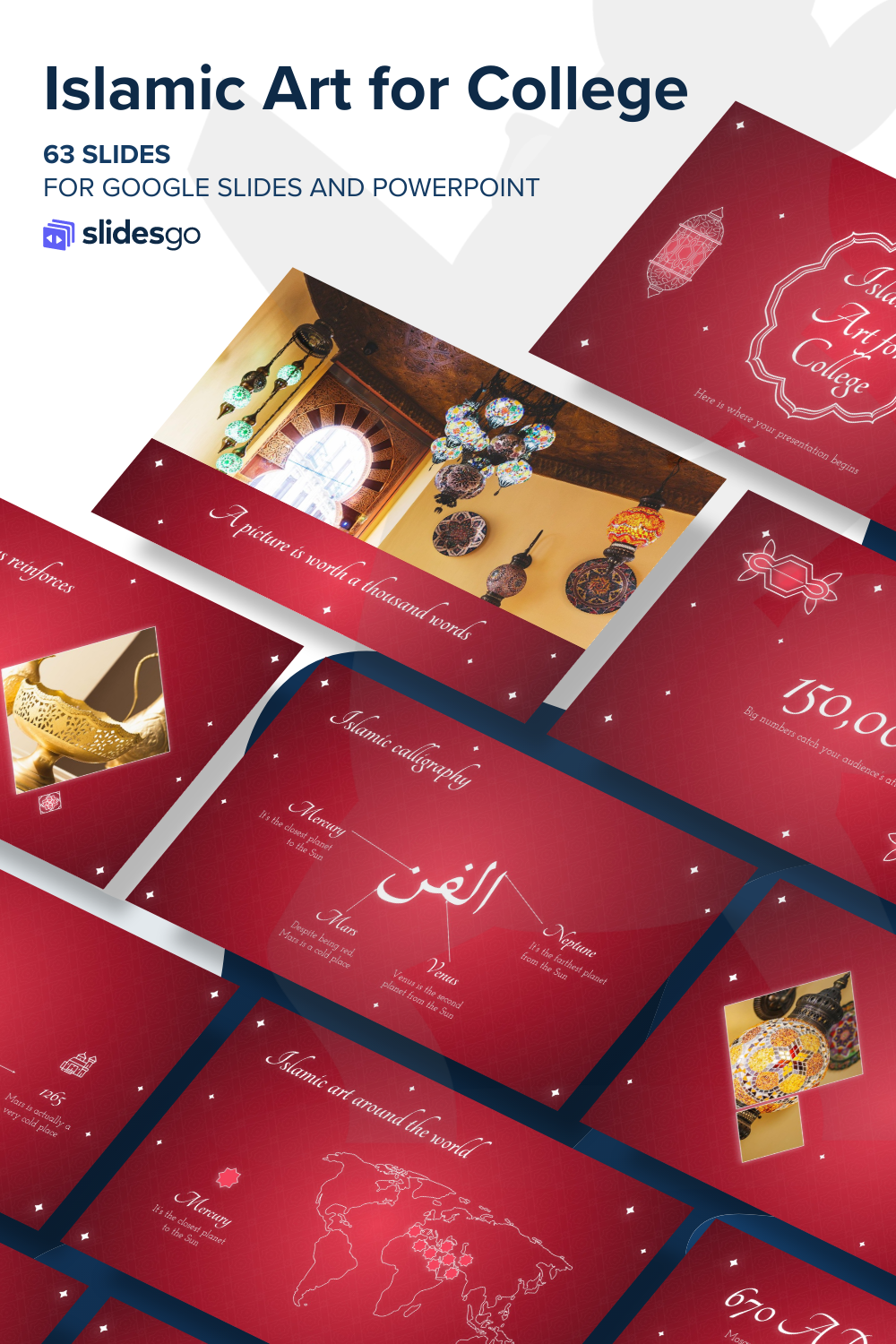 Islamic Art for College | Google Slides & PowerPoint template