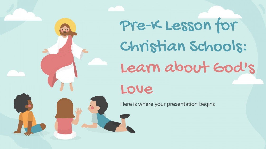 Free Google Slides and PowerPoint Templates about Jesus