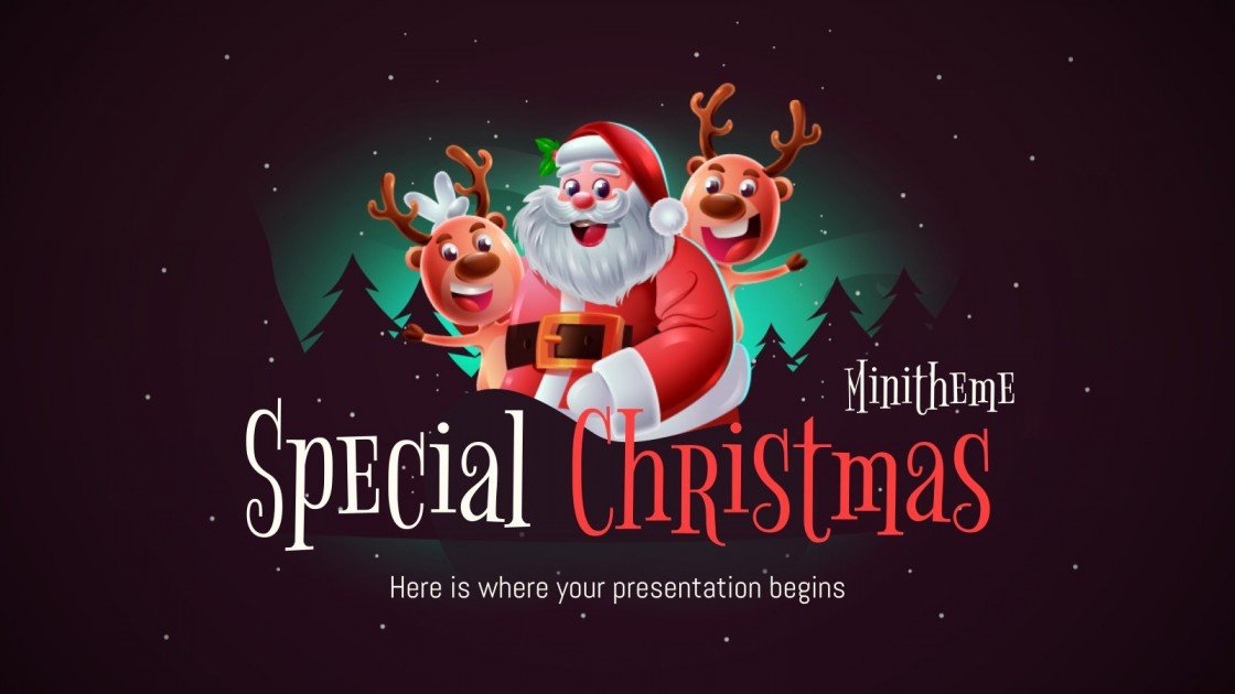 Plantillas gratis de Navidad para Google Slides y PowerPoint