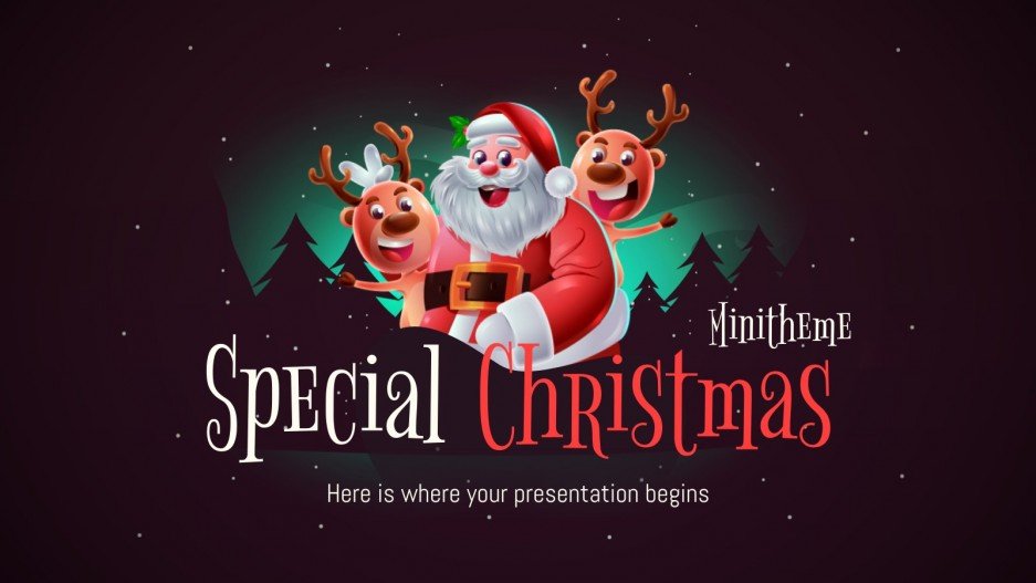 Plantillas gratis de Navidad para Google Slides y PowerPoint