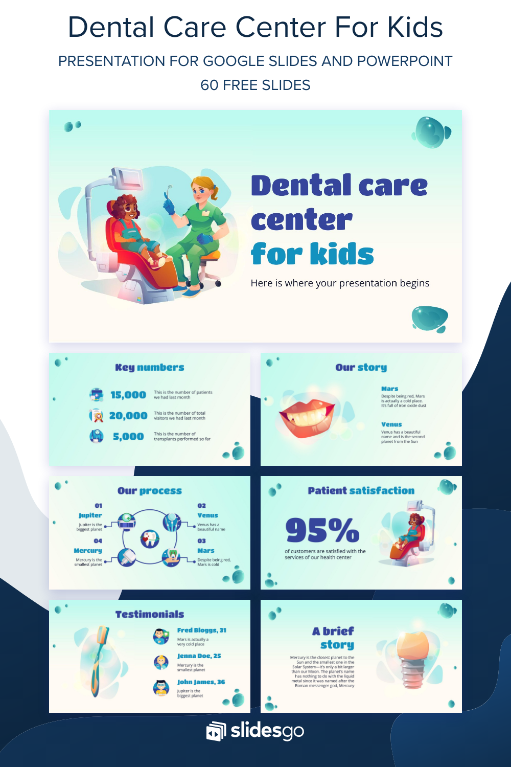 Dental Care Center for Kids | Google Slides & PowerPoint