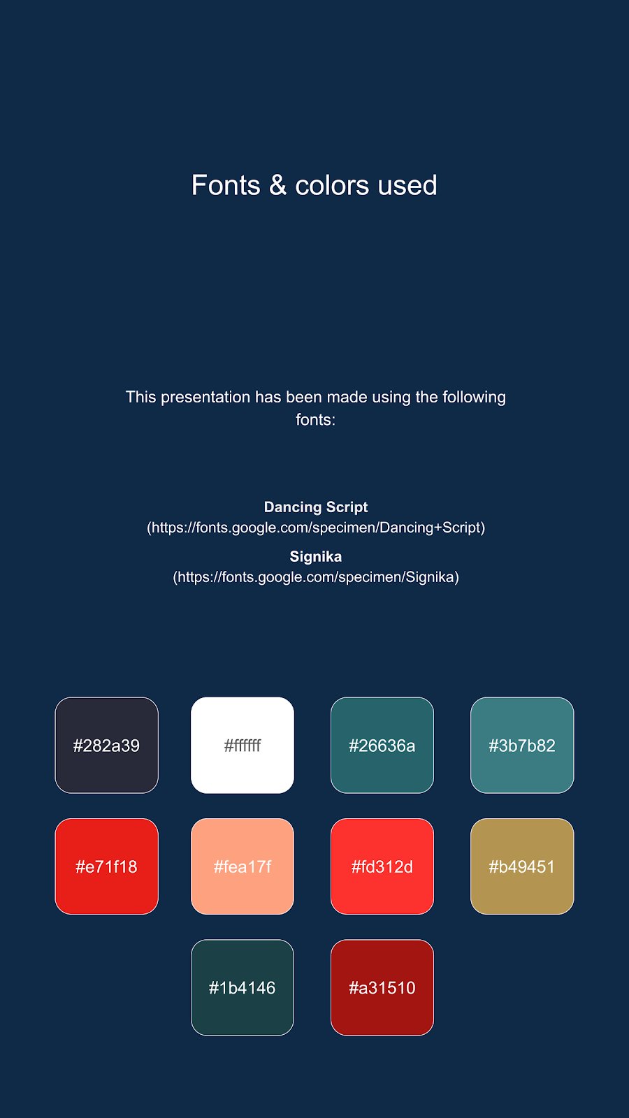Restaurant Menus for Christmas Dinner IG Stories for MK