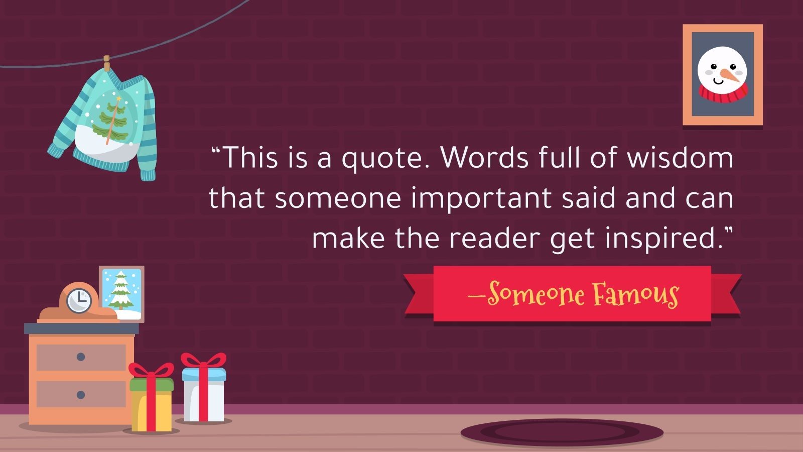 Ugly Sweater Party | Google Slides & PowerPoint