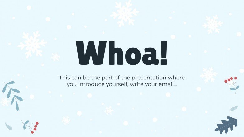 Welcome Winter! | Google Slides & PowerPoint template