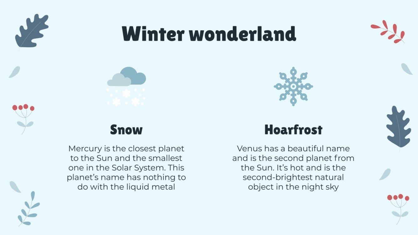 Welcome Winter! | Google Slides & PowerPoint template