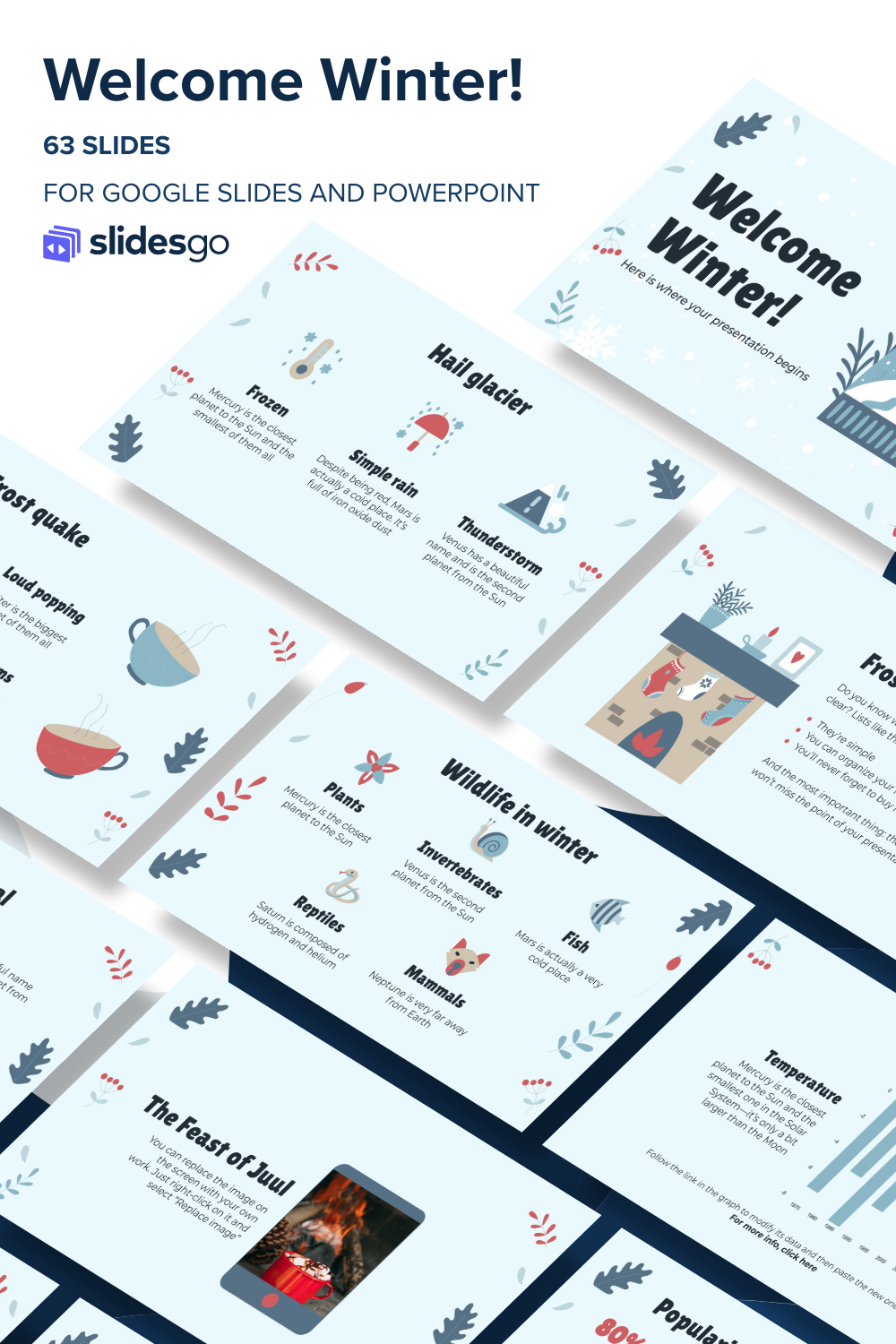 Welcome Winter! | Google Slides & PowerPoint template