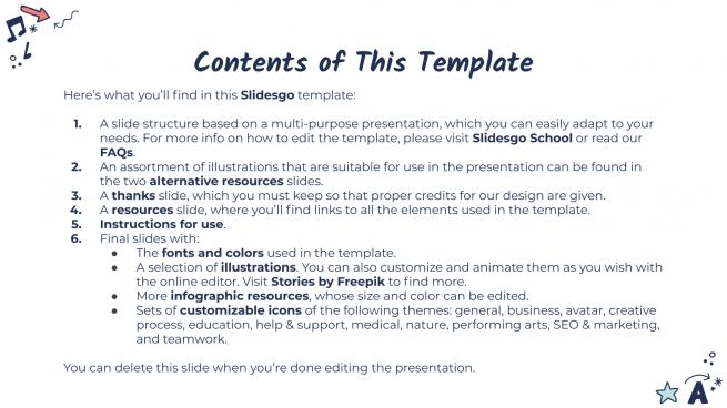 Doodle Sketchbook Slides theme and PowerPoint template