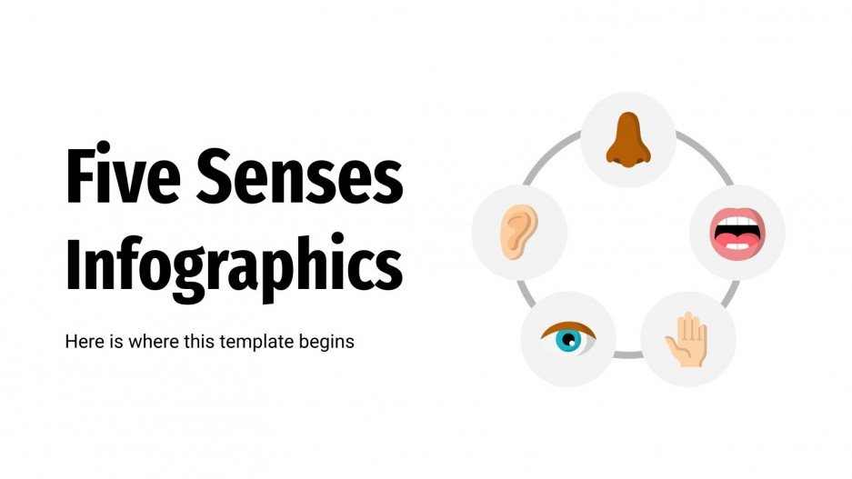 Five Senses Infographics | Google Slides & PowerPoint