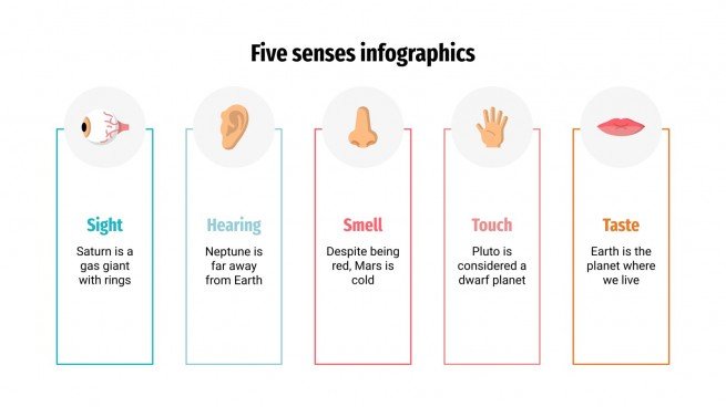 Five Senses Infographics | Google Slides & PowerPoint