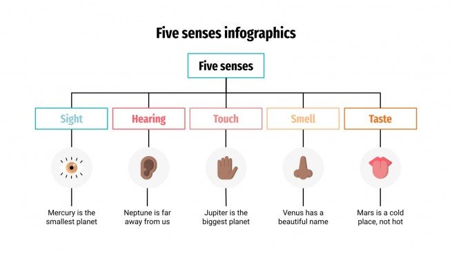 Five Senses Infographics | Google Slides & PowerPoint