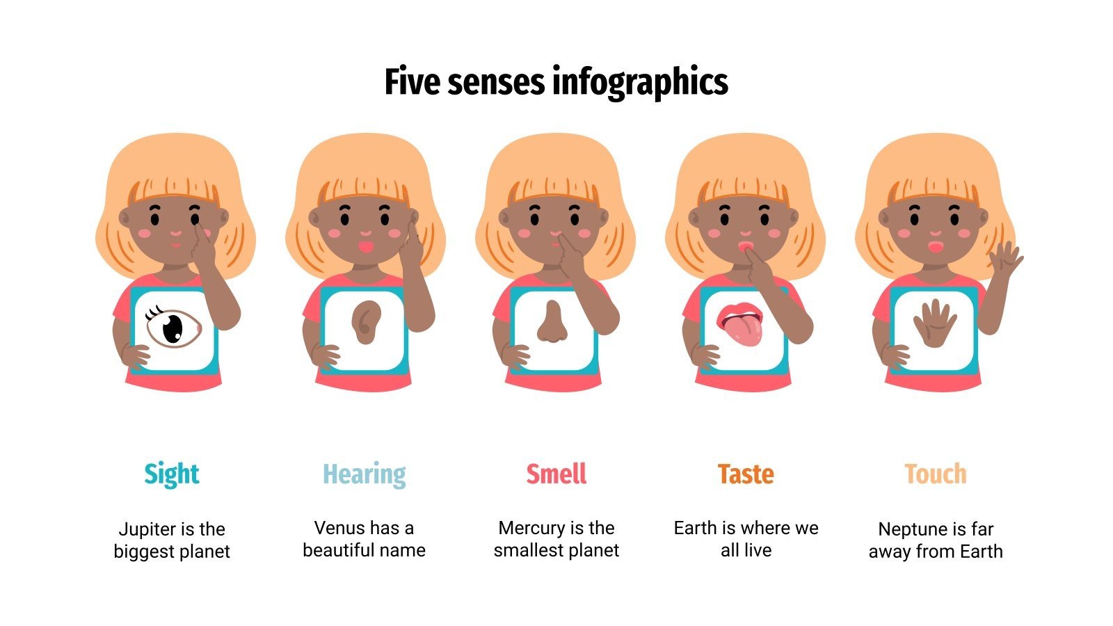 Five Senses Infographics | Google Slides & PowerPoint