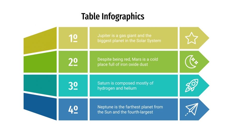 Infographies de tableaux | Modèle Google Slides et PPT