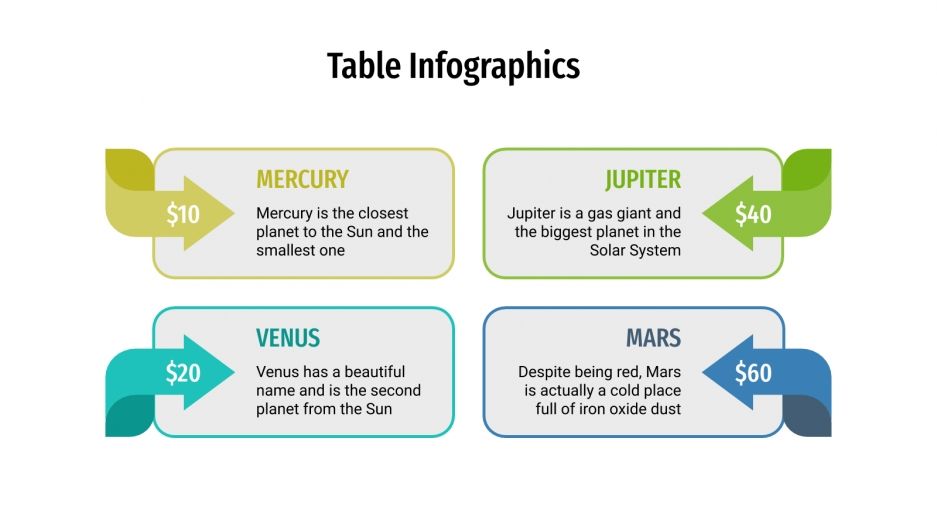 Table Infographics for Google Slides & PowerPoint