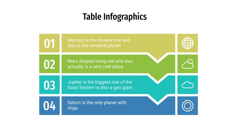 Table Infographics for Google Slides & PowerPoint
