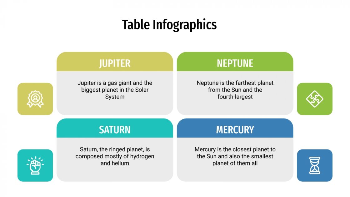 Infographies de tableaux | Modèle Google Slides et PPT