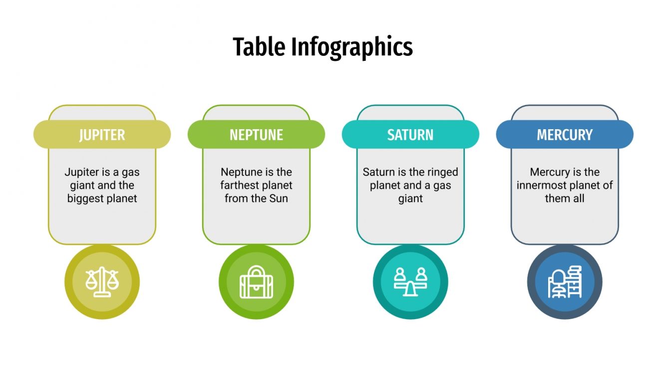Infographies de tableaux | Modèle Google Slides et PPT