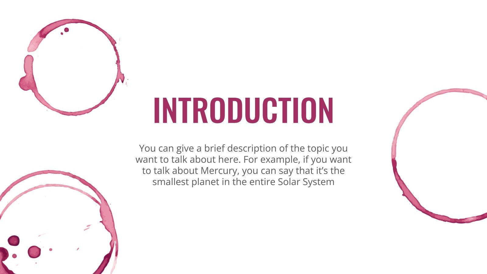 Vineyard Company Profile Google Slides & PowerPoint template