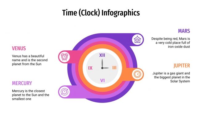 Time (Clock) Infographics for Google Slides & PowerPoint