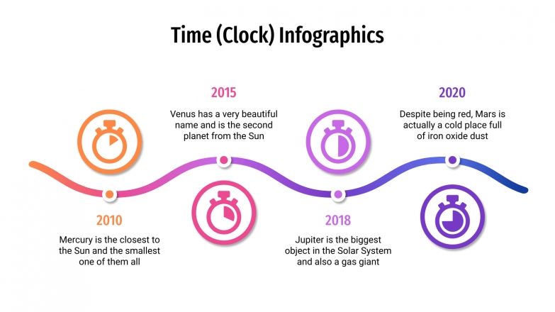 Time (Clock) Infographics for Google Slides & PowerPoint