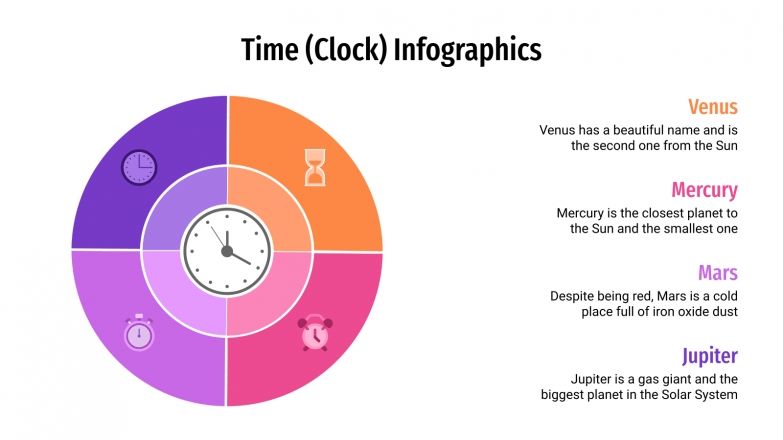 Time (Clock) Infographics for Google Slides & PowerPoint