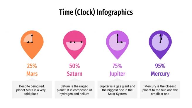 Time (Clock) Infographics for Google Slides & PowerPoint