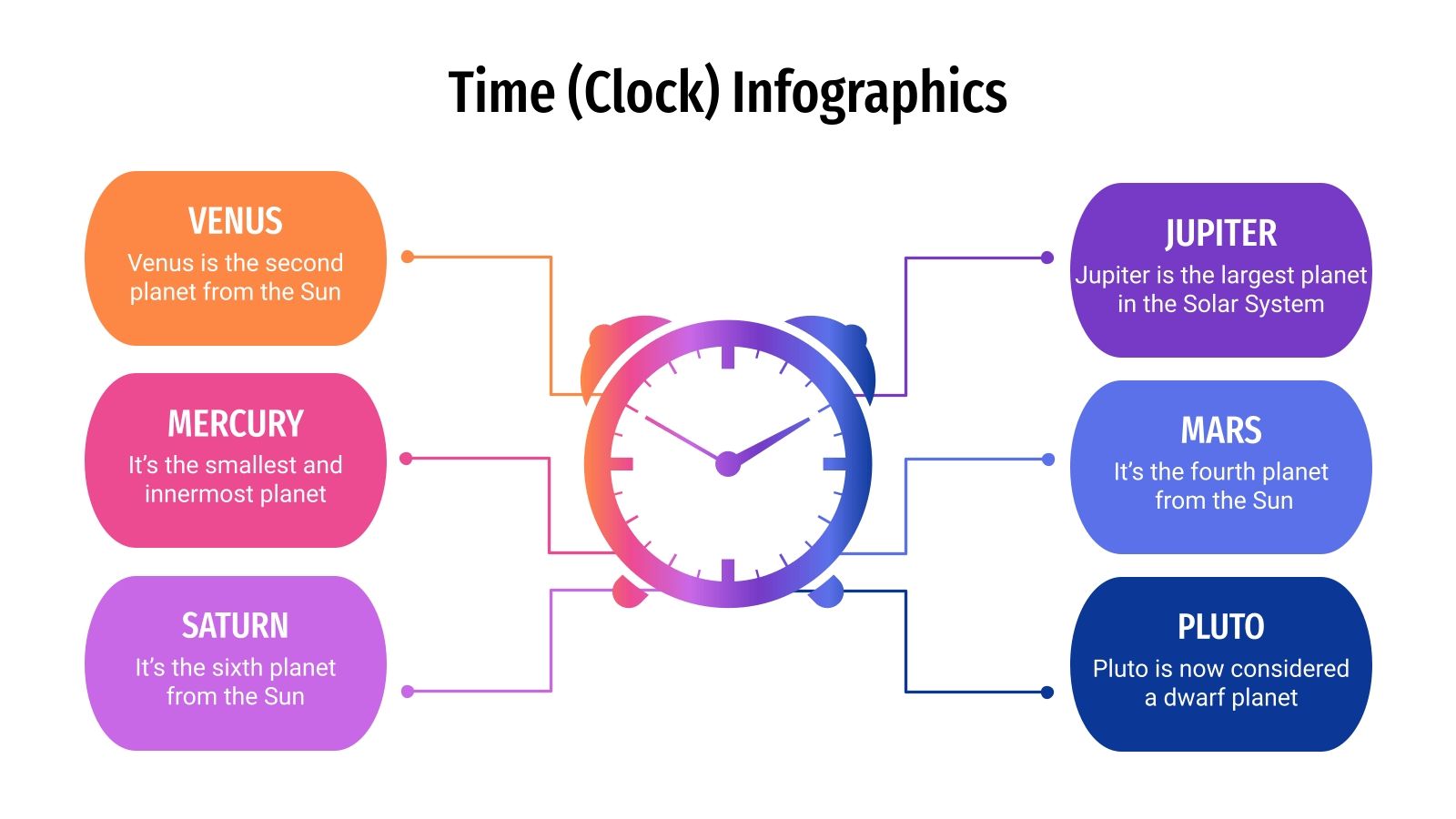 Zeit (Uhr) Infografiken | Google Slides & PowerPoint
