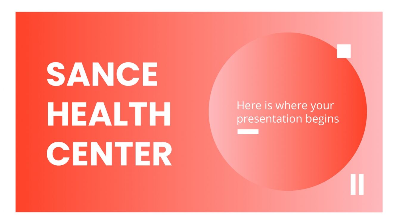 Sance Health Center Google Slides theme & PPT template