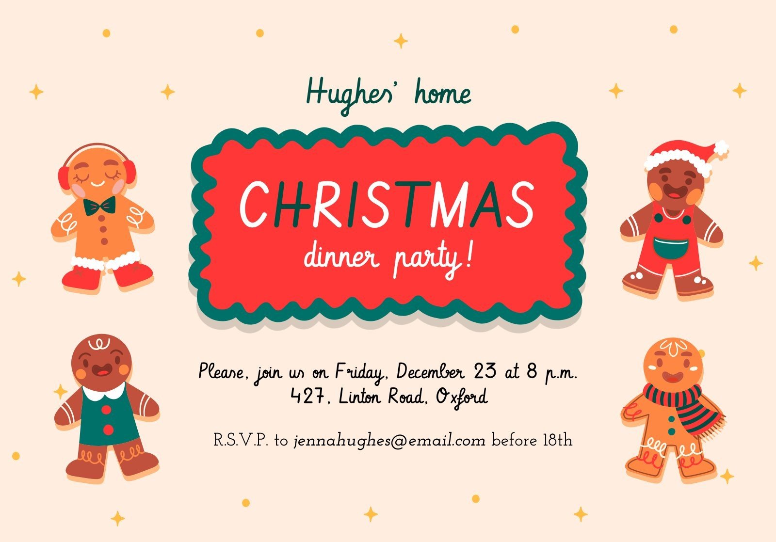 Christmas Dinner Party Invitations Google Slides PPT christmas-dinner-party-invitations-google-slides-ppt