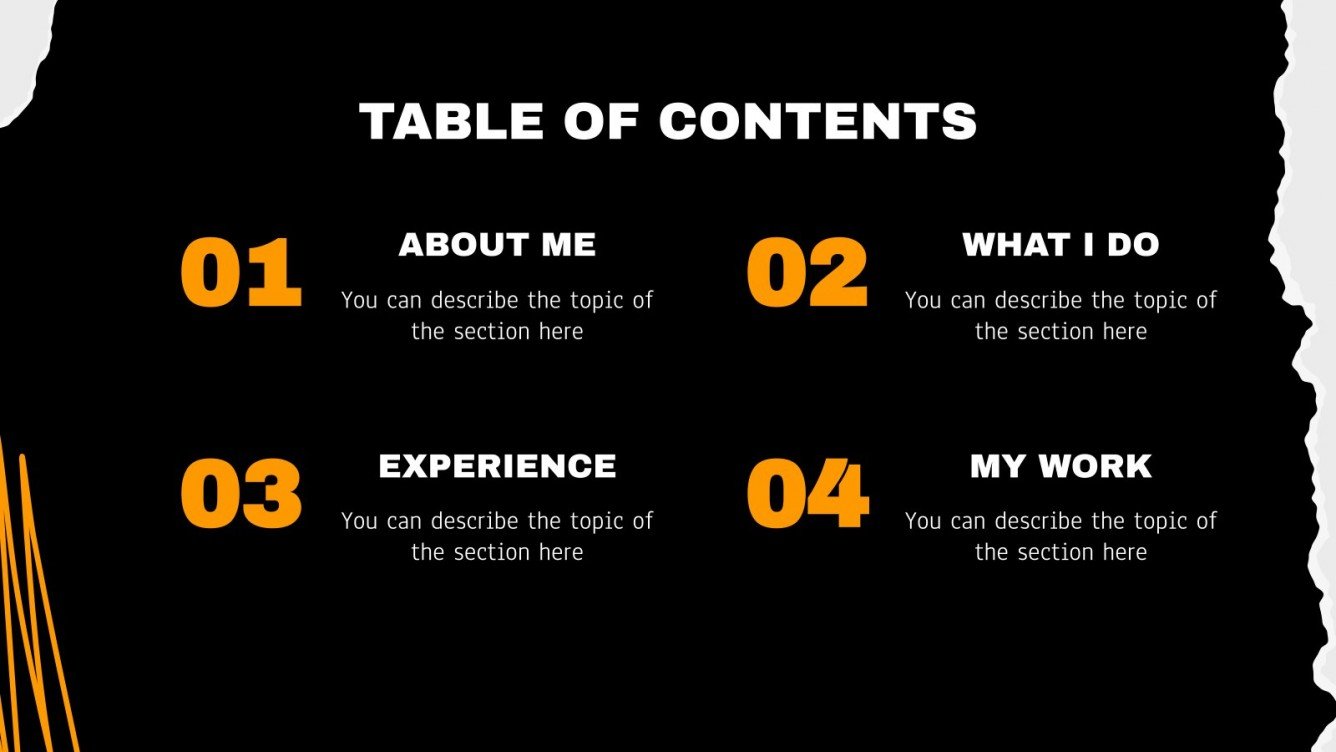 Soccer Player Portfolio | Google Slides & PPT template