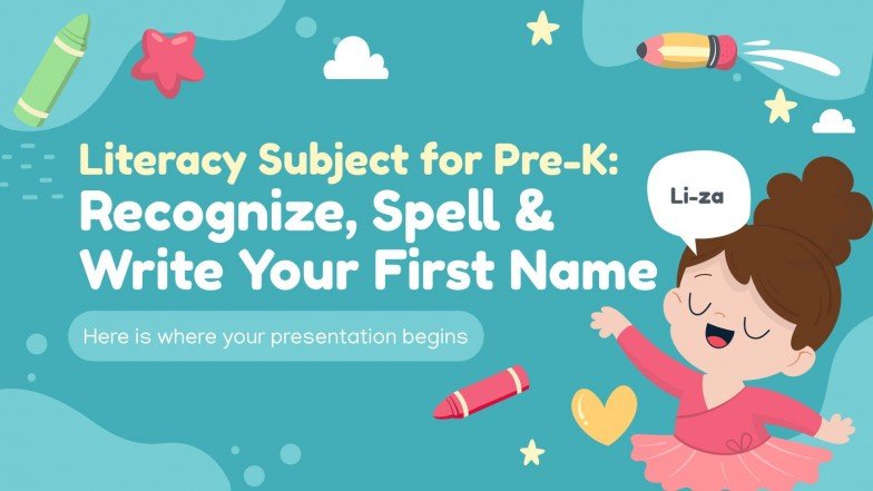 Templates about literacy for Google Slides & PowerPoint