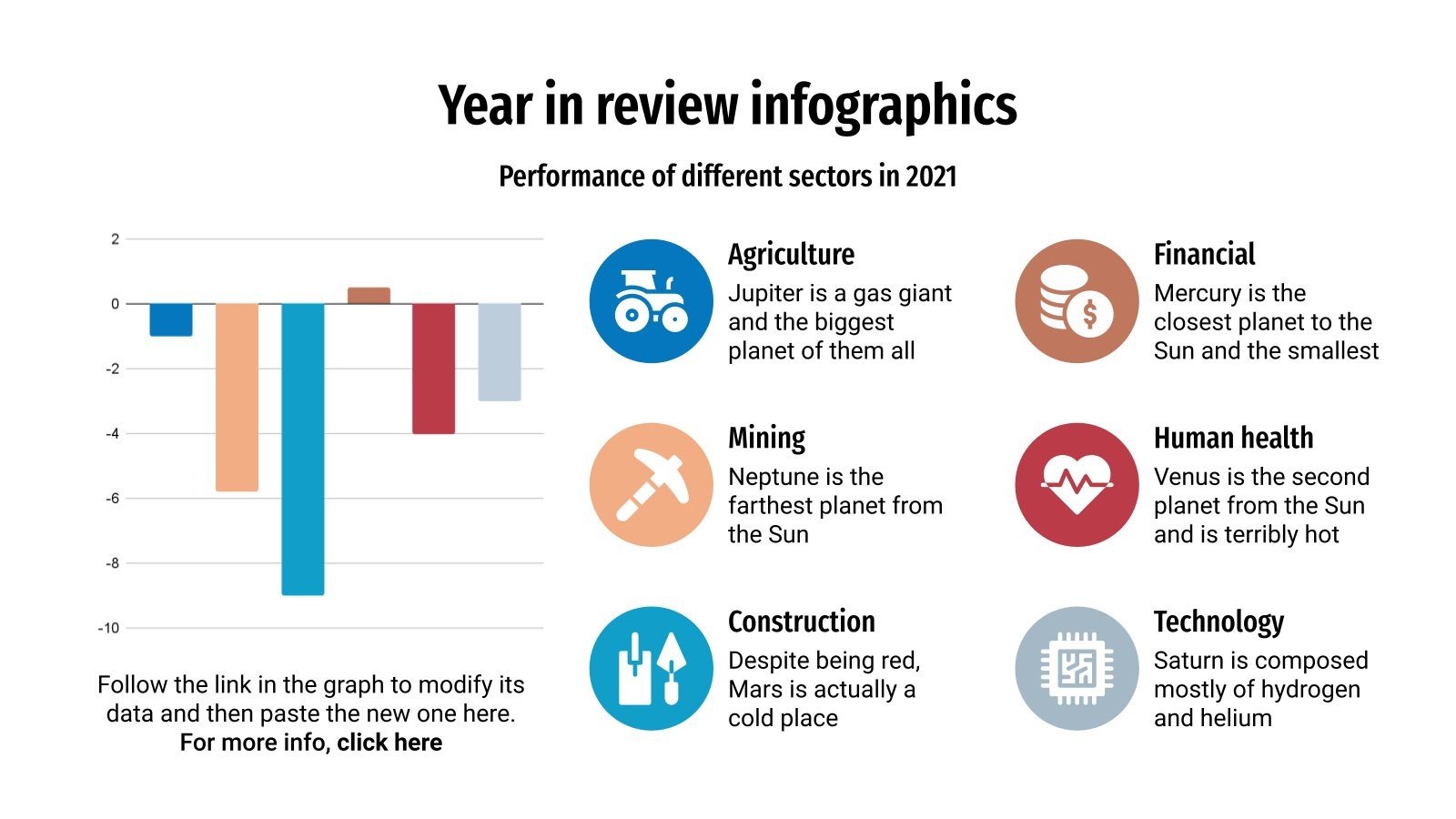 Infografías de resumen del año | Google Slides y PowerPoint