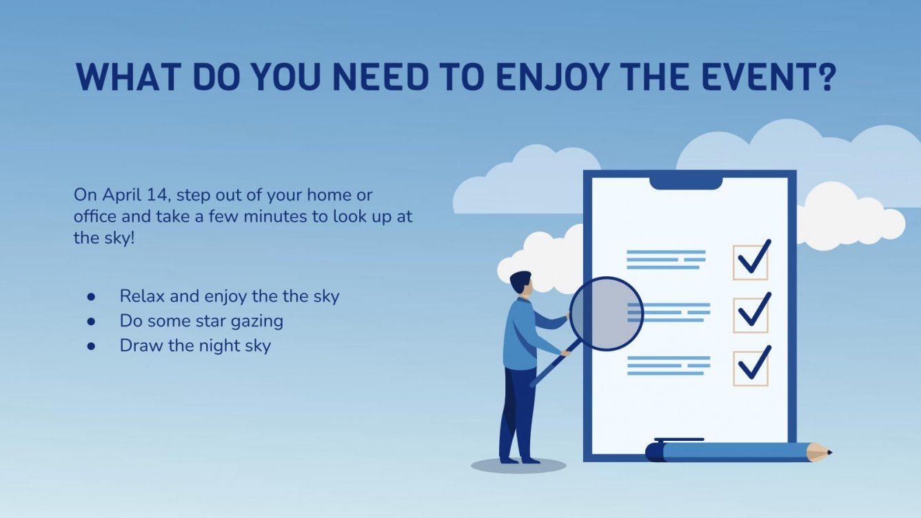 Look Up at the Sky Day | Google Slides and PowerPoint template