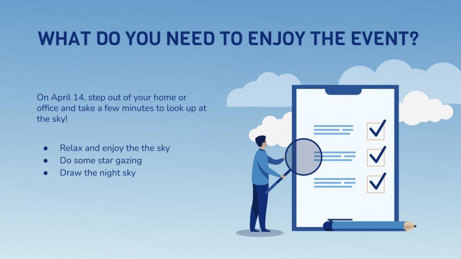 Look Up at the Sky Day | Google Slides and PowerPoint template